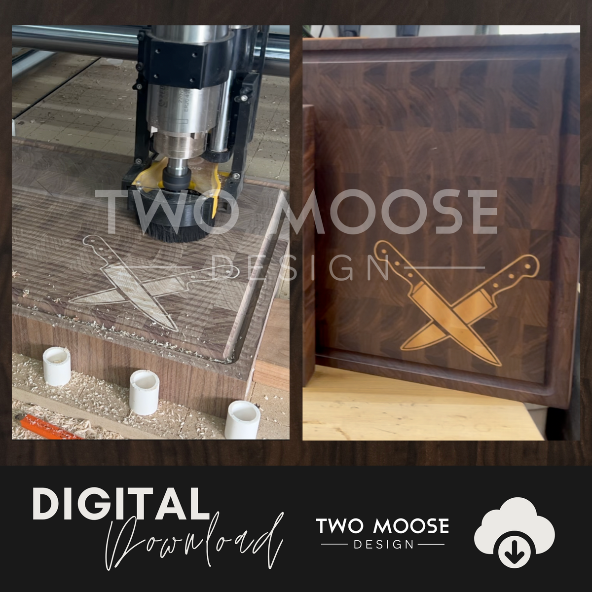 Intro to Inlays - CNC Inlay Course on End Grain Cutting Boards