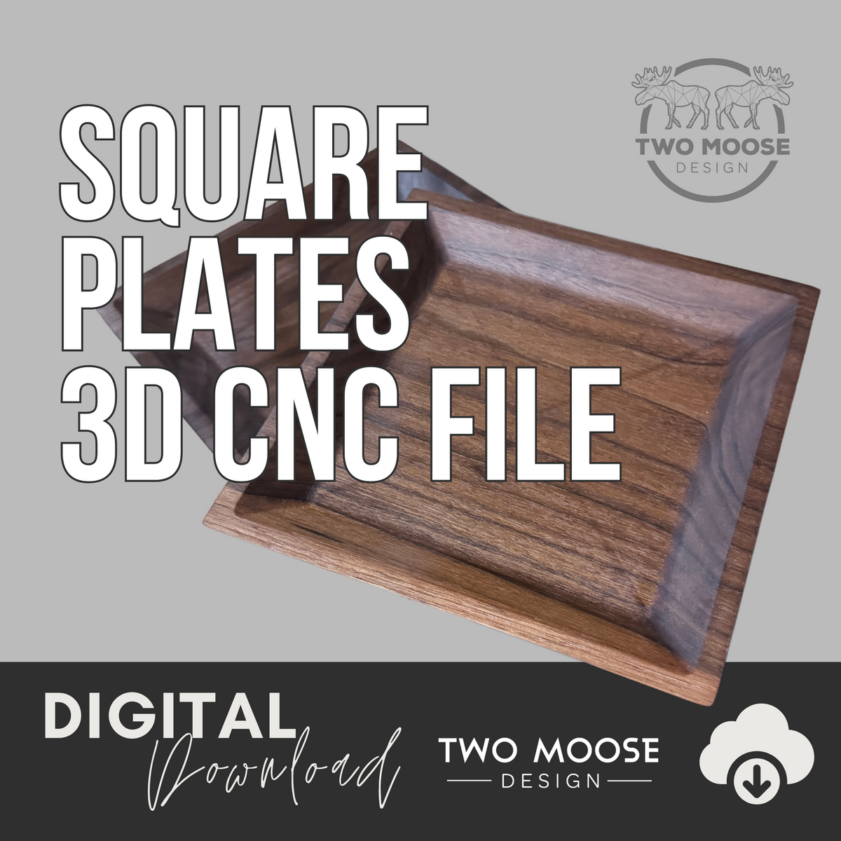 3D Square Plates STL File